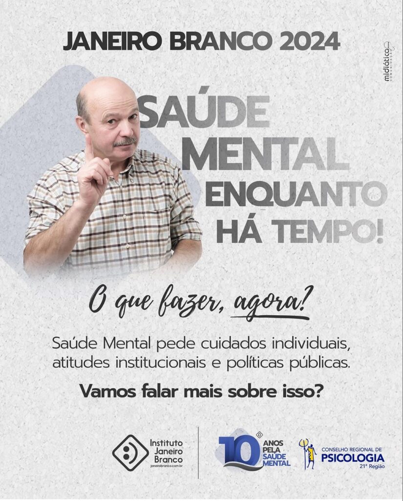 Janeiro Branco: Mês de conscientização pela saúde mental - crp21