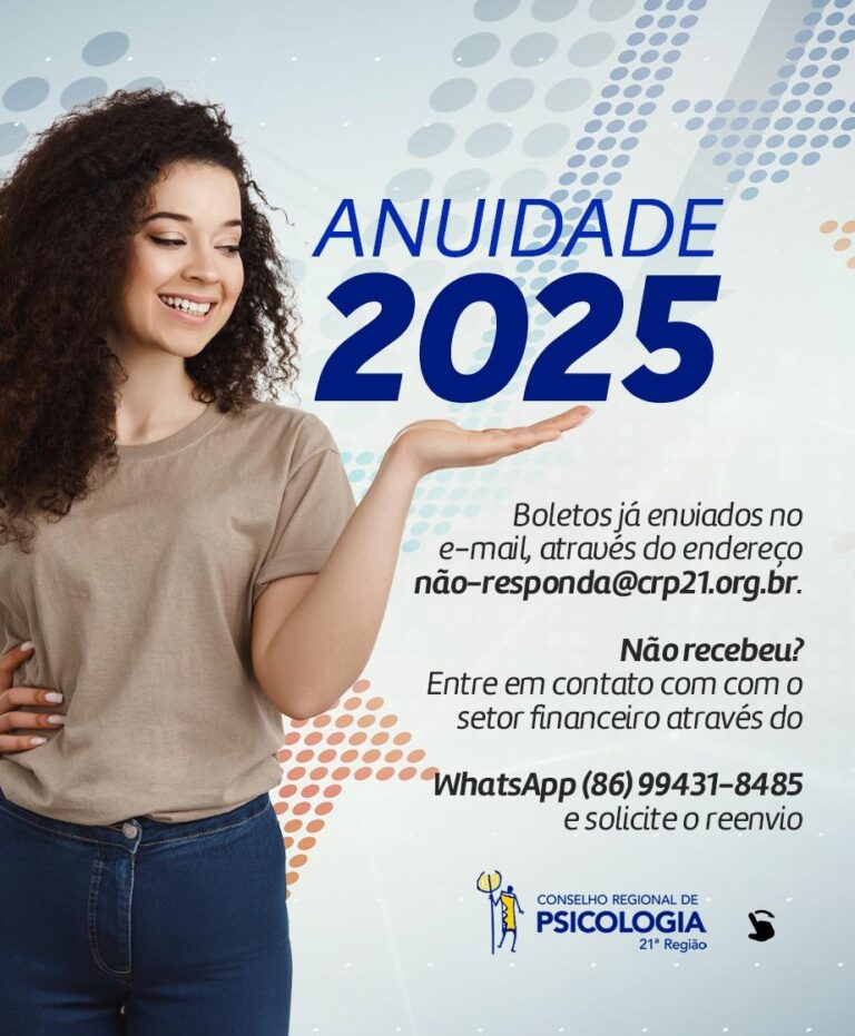 Anuidade 2025 - crp21